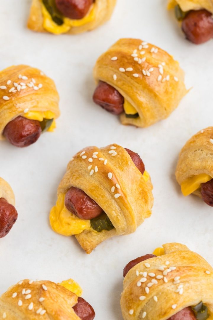 Cheeseburger Pigs in a Blanket - Semi Homemade Kitchen
