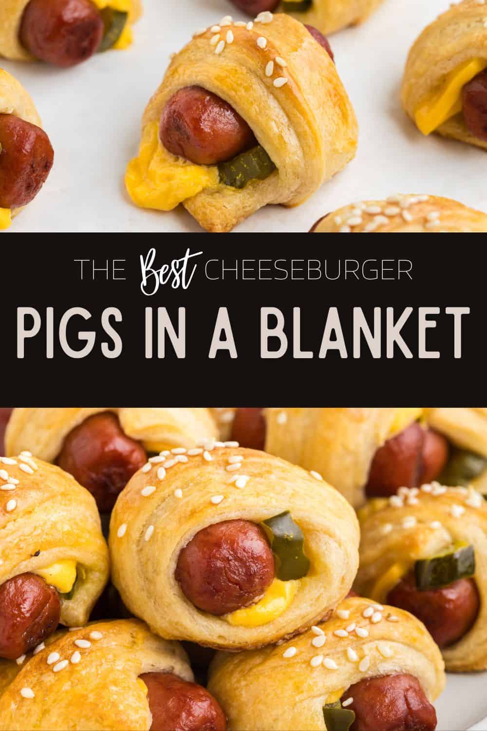Cheeseburger Pigs in a Blanket - Semi Homemade Kitchen