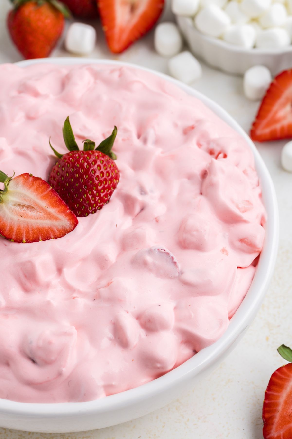Strawberry Fluff Dessert - Semi Homemade Kitchen