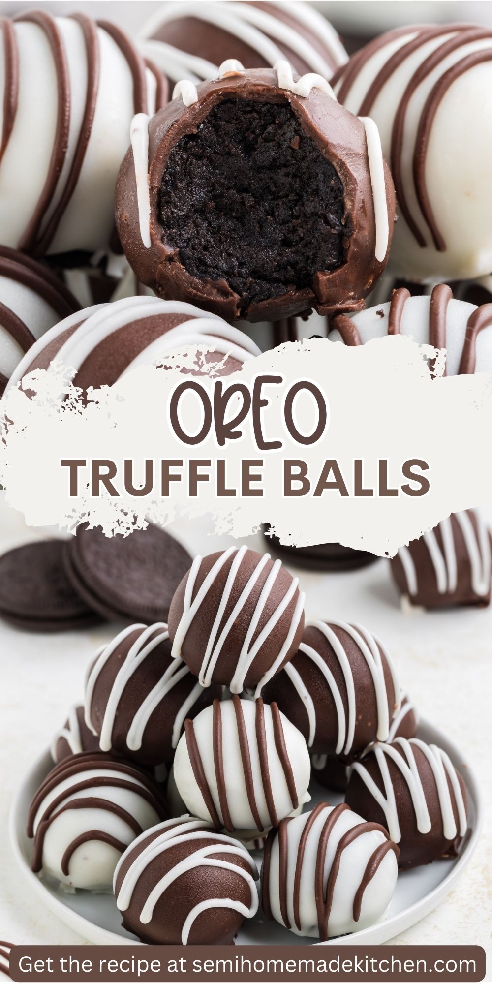 Oreo Truffle Balls (3 Ingredient Dessert) - Semi Homemade Kitchen