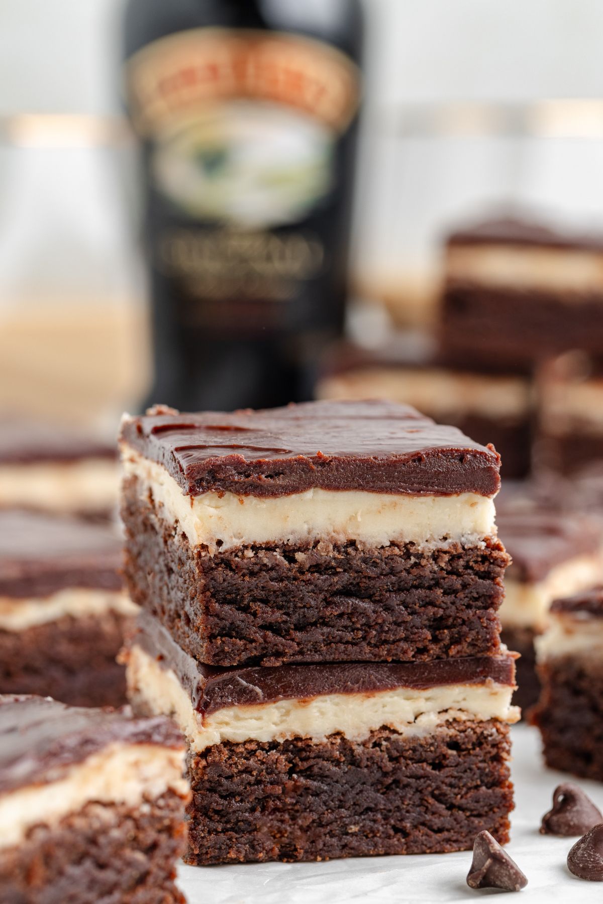 Baileys Irish Cream Brownies - Semi Homemade Kitchen