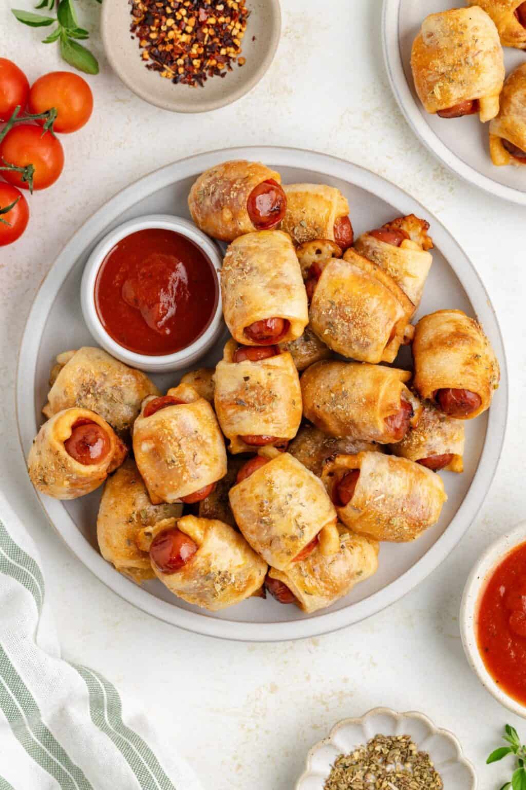 Pizza Pigs in a Blanket - Semi Homemade Kitchen