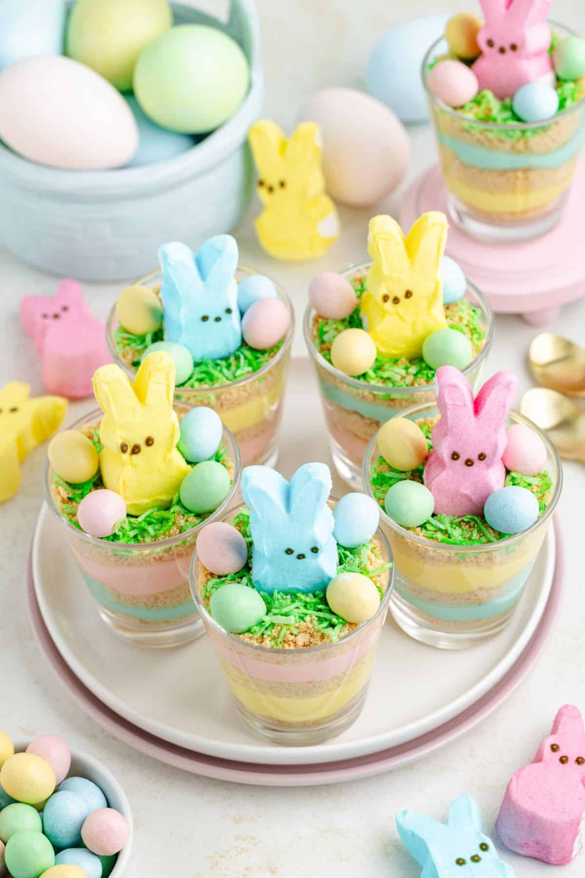 Easy Easter Pudding Cups - Semi Homemade Kitchen