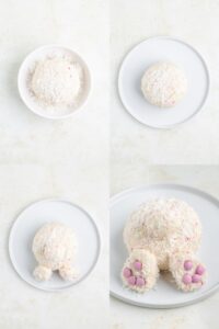 Easy Bunny Butt Cheese Ball - Semi Homemade Kitchen