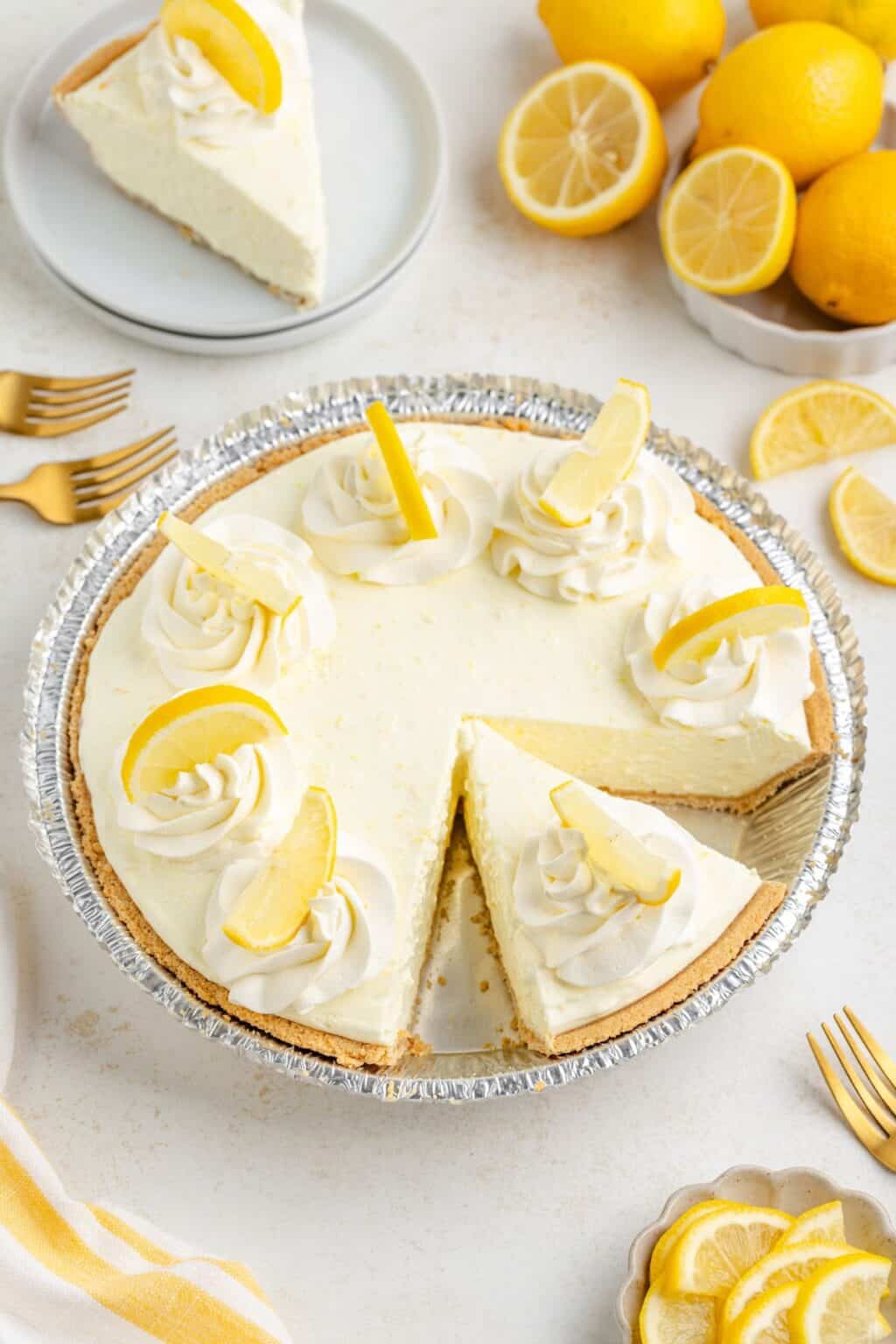 Easy Lemon Jello Pie - Semi Homemade Kitchen