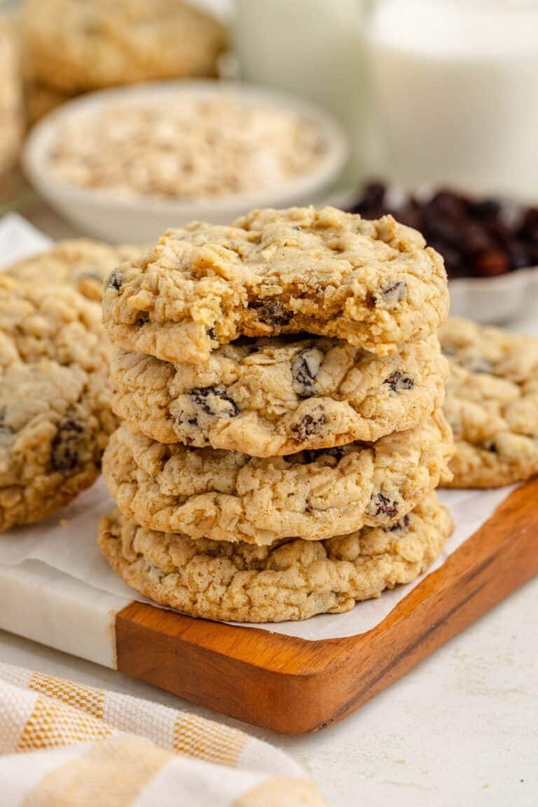 Oatmeal Raisin Cake Mix Cookies - Semi Homemade Kitchen