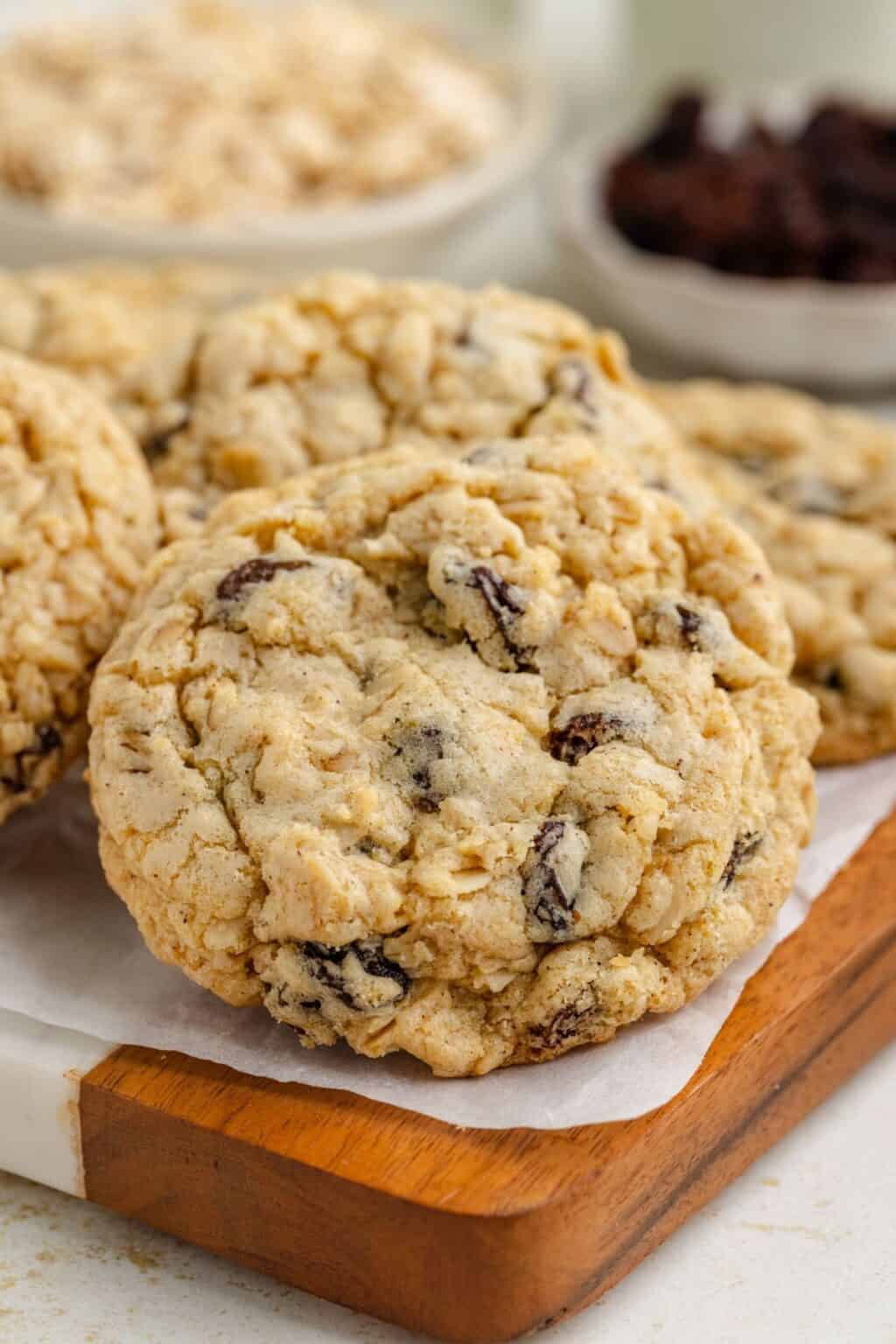Oatmeal Raisin Cake Mix Cookies - Semi Homemade Kitchen