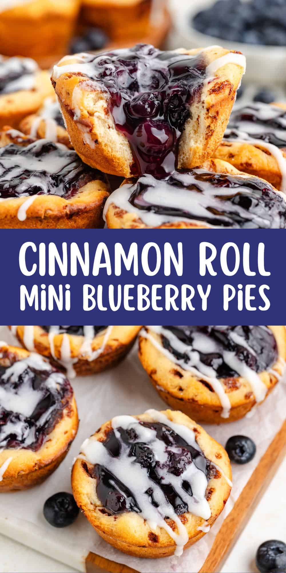 Easy Blueberry Mini Pies - Semi Homemade Kitchen