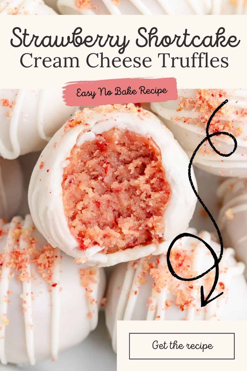 Easy Strawberry Shortcake Truffles - Semi Homemade Kitchen