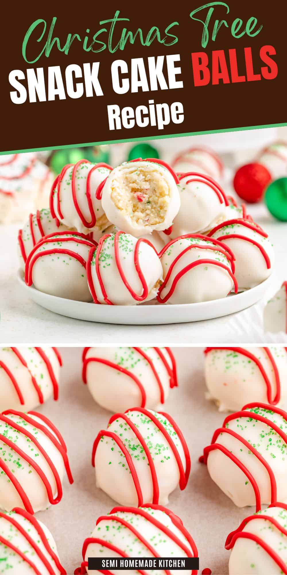 Little Debbie Christmas Tree Cake Balls - Semi Homemade Kitchen