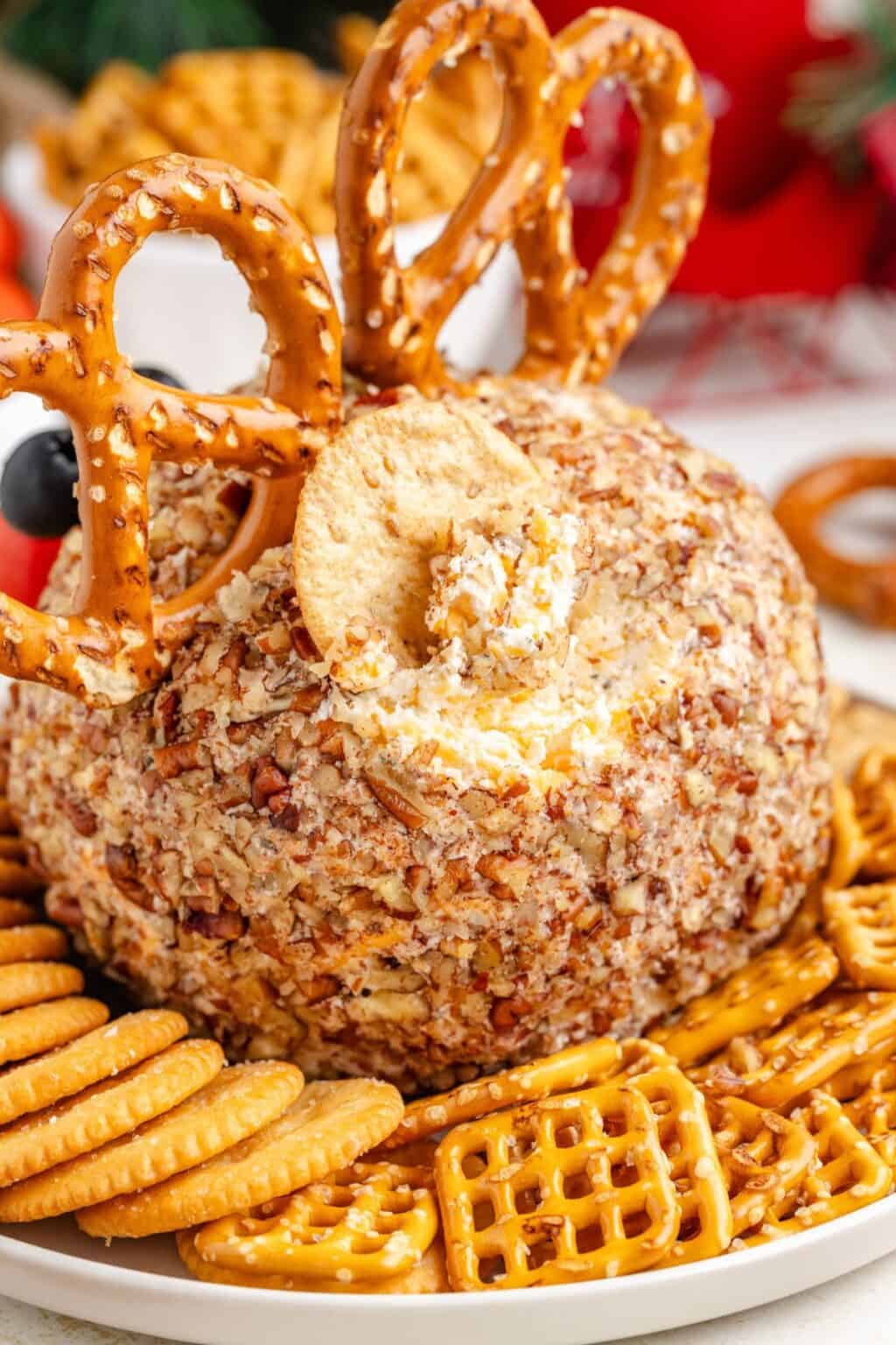 Reindeer Cheese Ball - Semi Homemade Kitchen