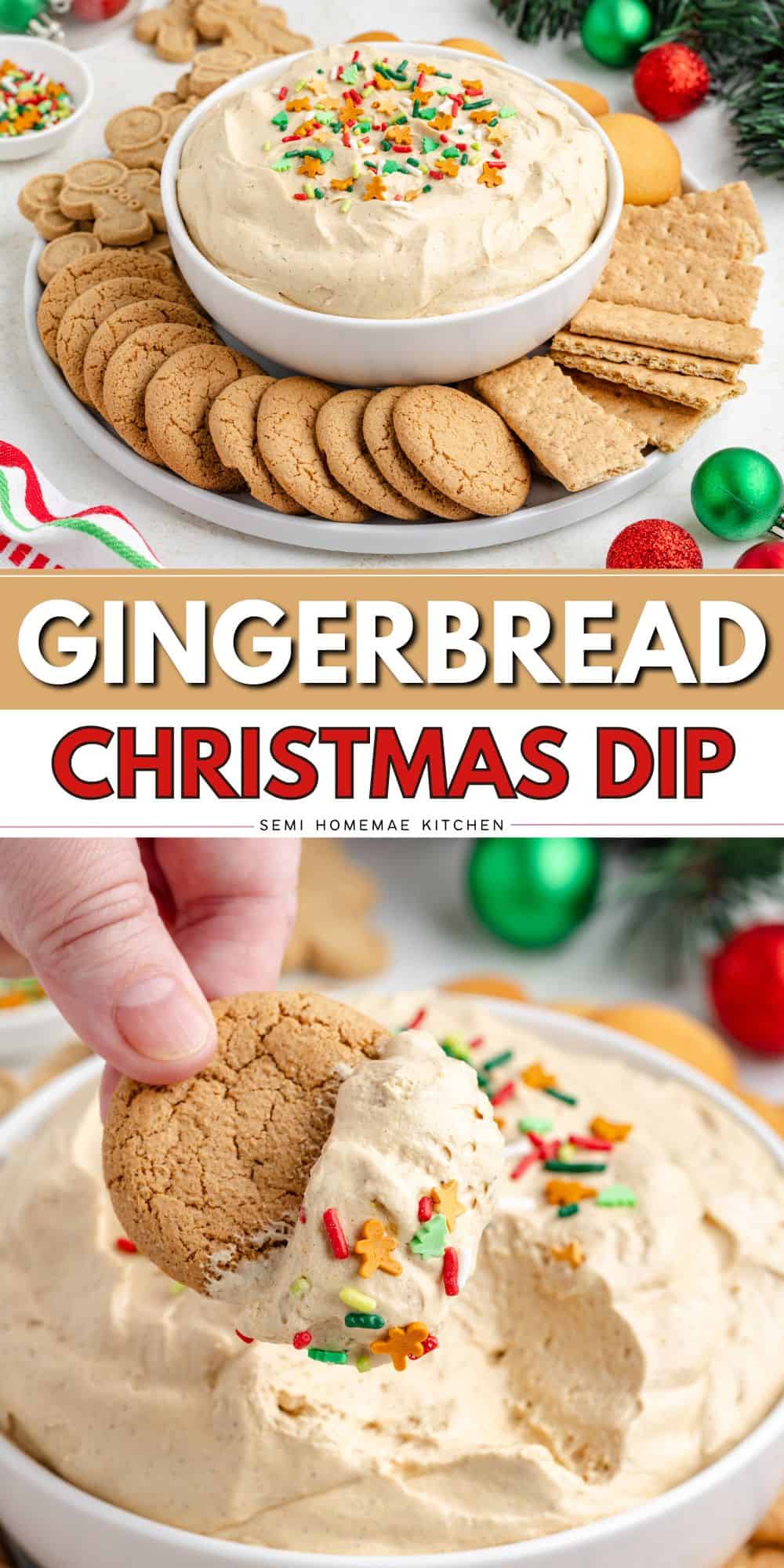 Gingerbread Cheesecake Dip - Semi Homemade Kitchen