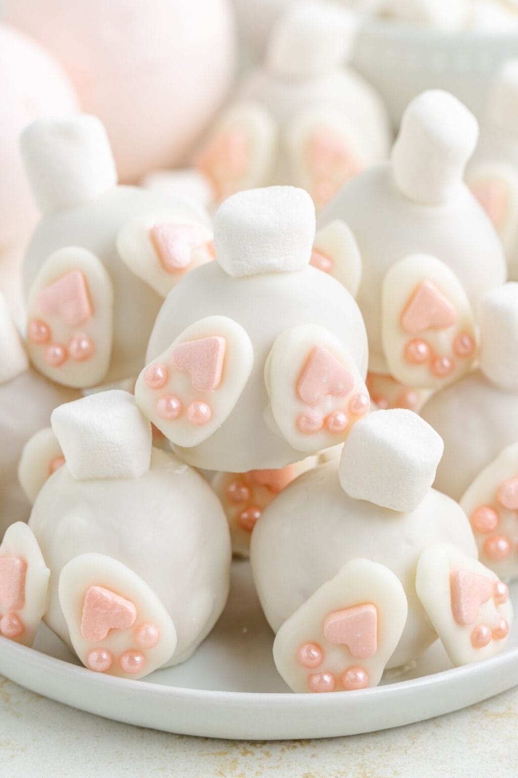 Bunny Tail Oreo Truffles - Semi Homemade Kitchen
